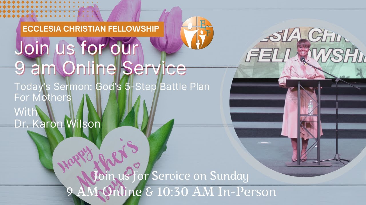 Join us for our 9AM online service. | God’s 5-Step Battle plan For ...