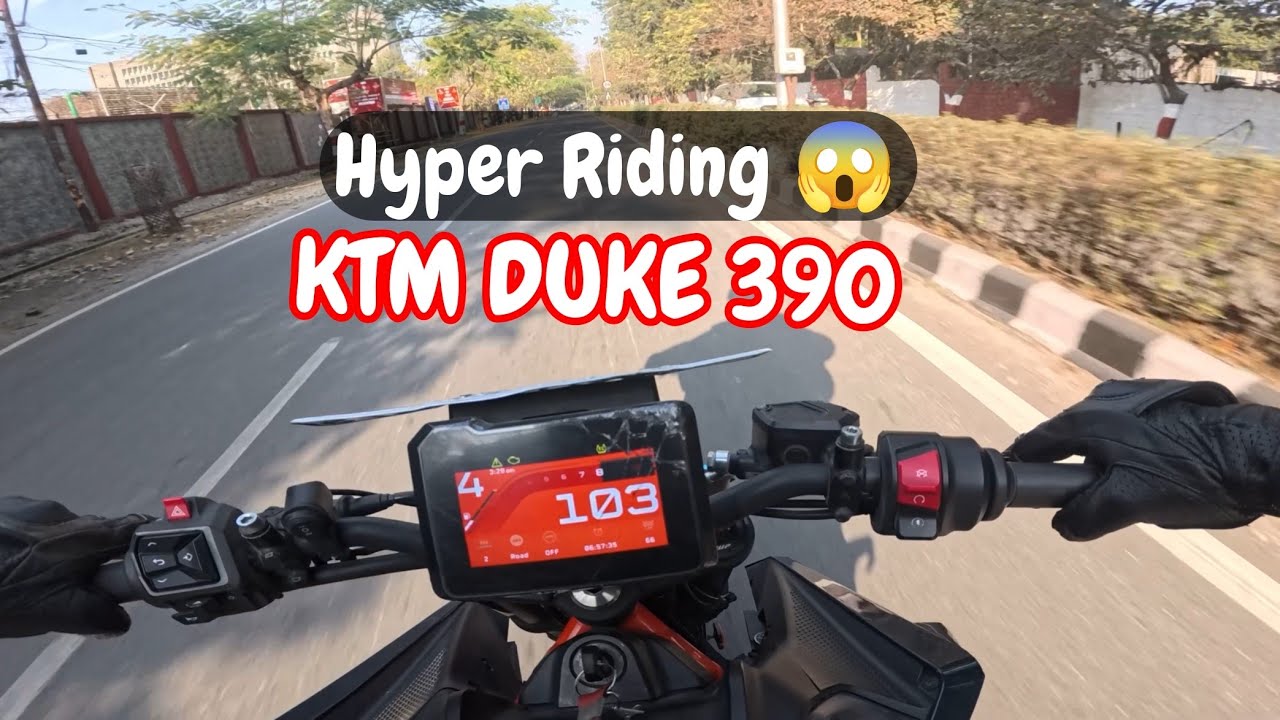 Hyper Riding 😱 on my KTM DUKE 390 🔥 ️ Acrapovic Exhaust Sound ⚡ Crazy ...
