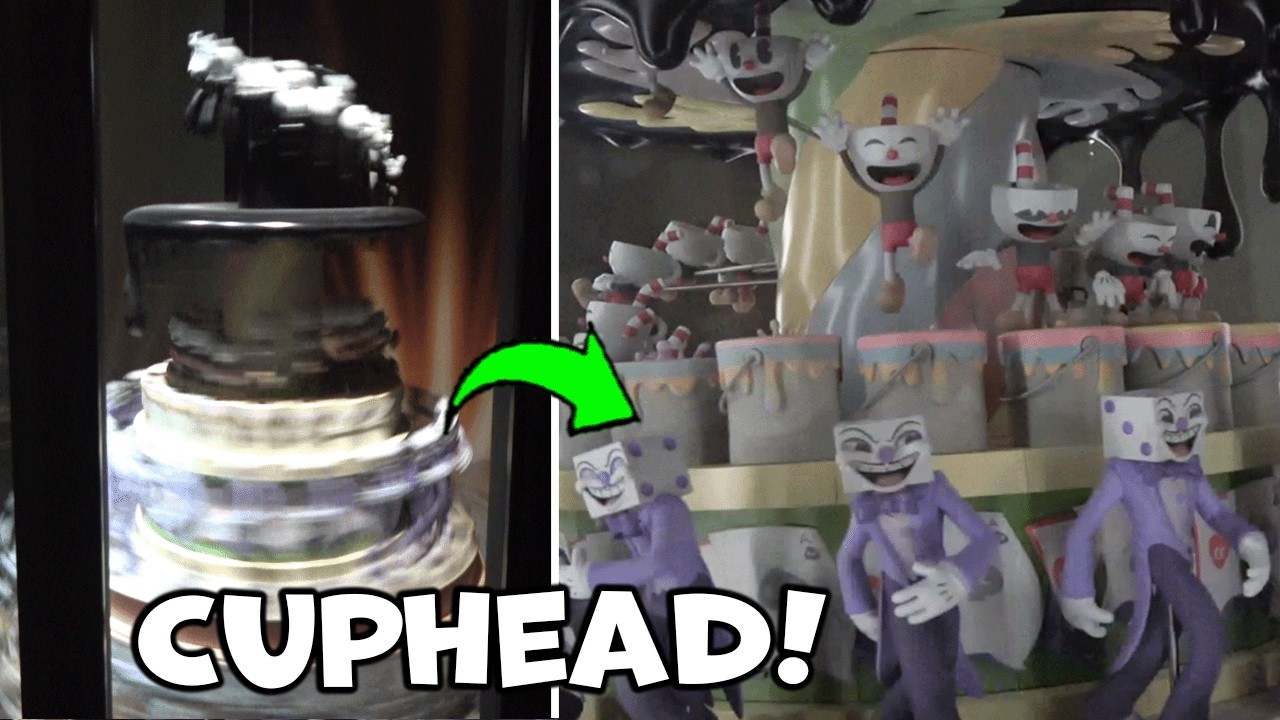 We found an AWESOME Cuphead Zoetrope! | Real Life Animation Magic ...