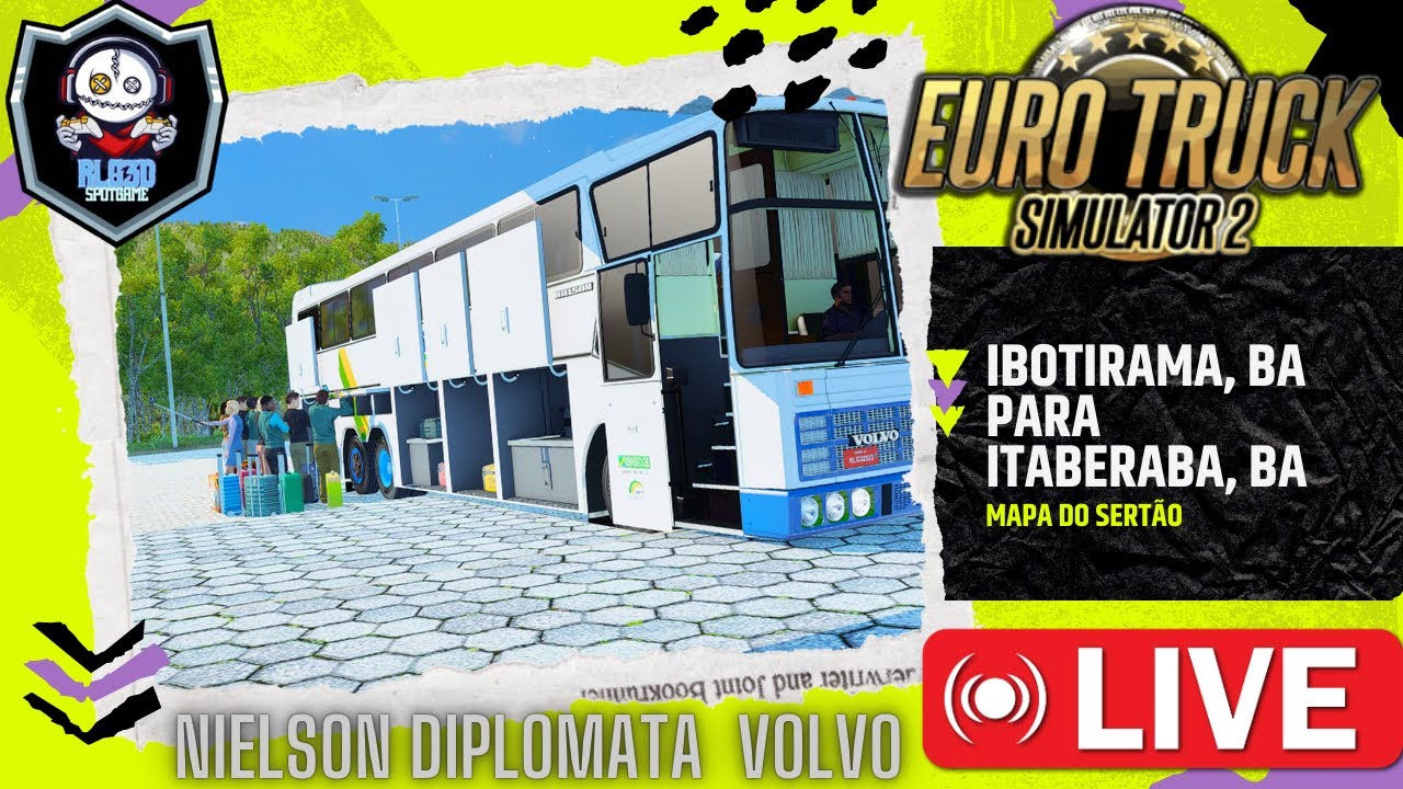 [ ETS 2 ] Ibotirama, BA para Itaberaba, BA | NELSON DIPLOMATA | MAPA ...