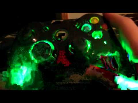 monster energy Xbox 360 modded controller - YouTube