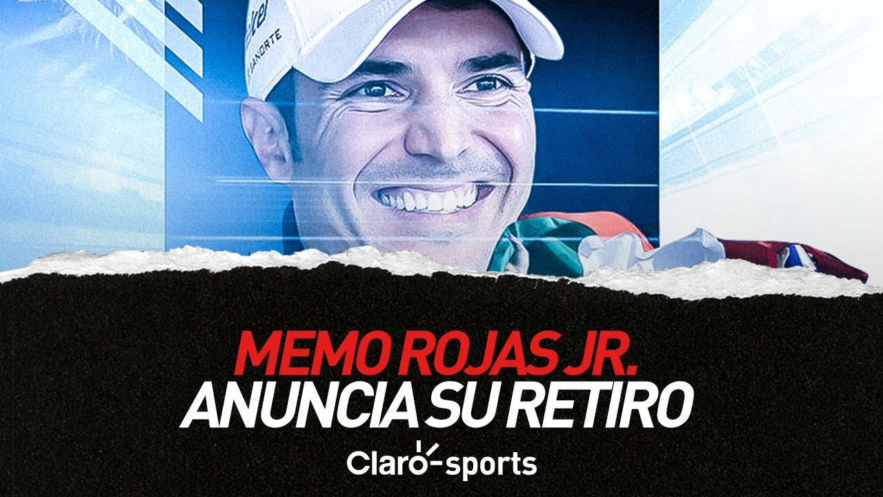 Memo Rojas Jr. anuncia su retiro como piloto profesional - YouTube