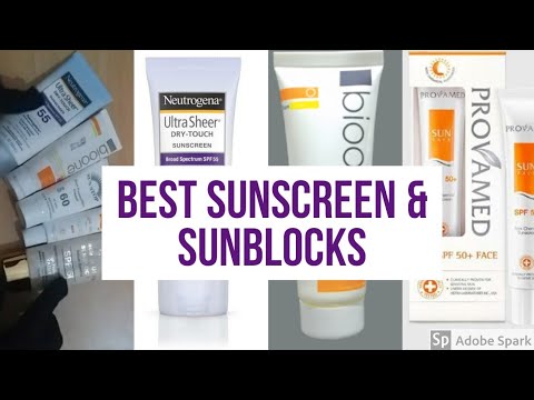 Best sunscreen & sunblock for all skin types.medicated sunscreen and ...