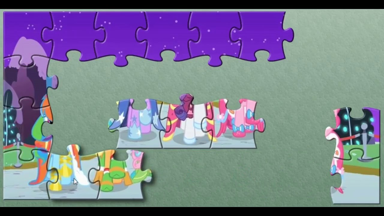 My Little Pony - Friendship Is Magic - Puzzle Video Game For Kids - YouTube