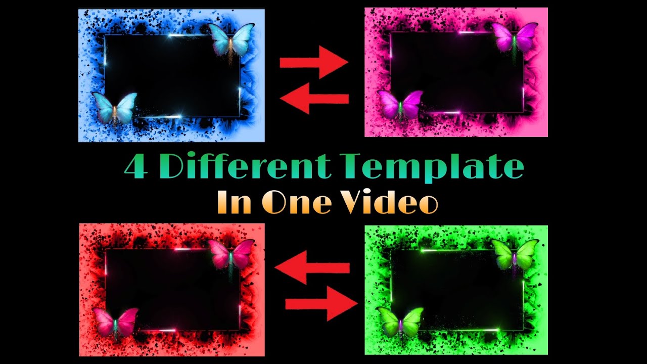 Trendy Template | Beautiful Design with Dispersion Effect | Neon Glow ...