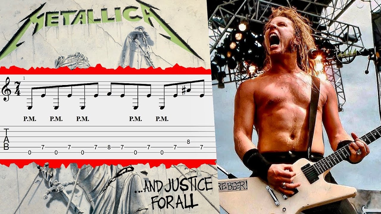 Metallica And Justice For All Tabs - All MAIN* Riffs (*Some Arguably ...