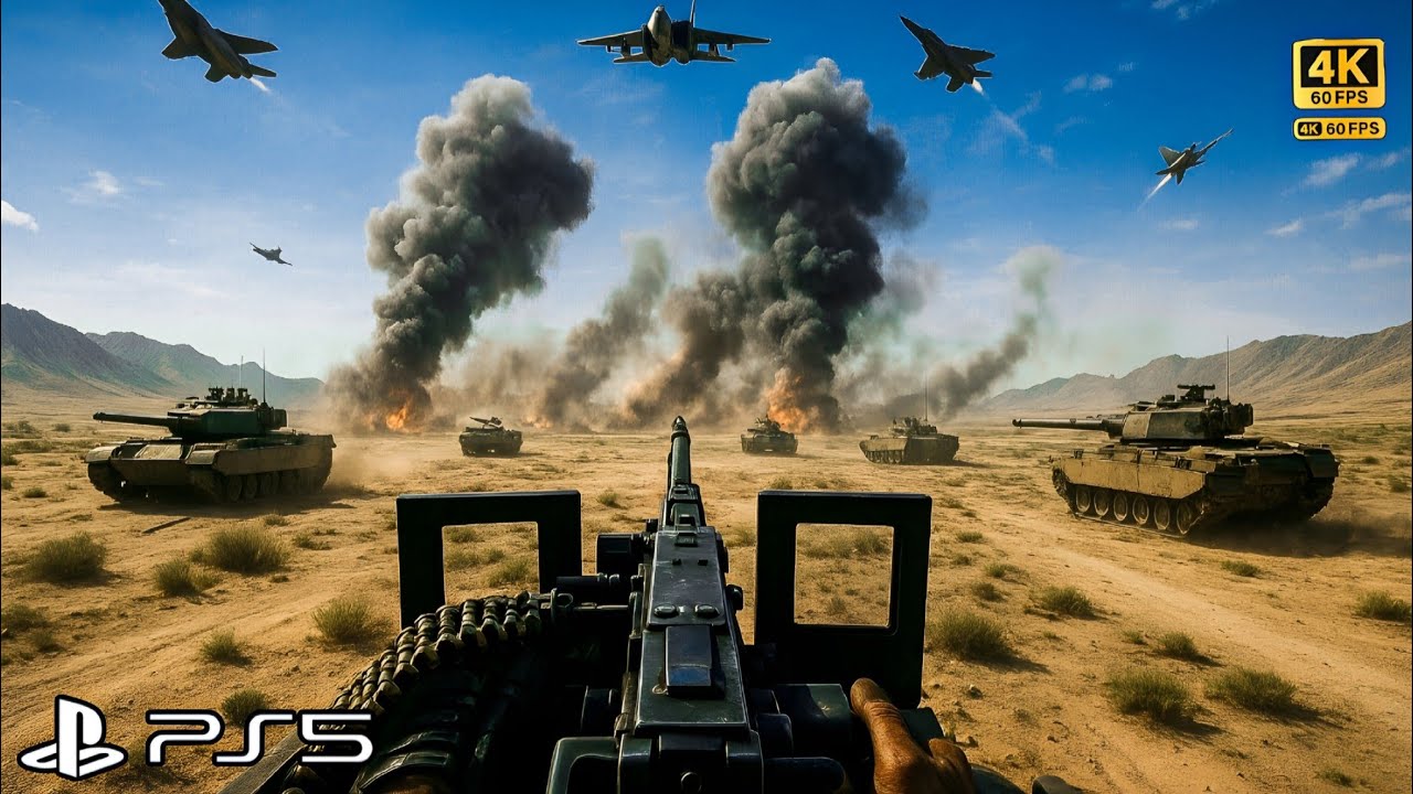 Epic Desert Battle🔥 | Tanks vs Fighter Jets – Ultimate War Gameplay (4K ...