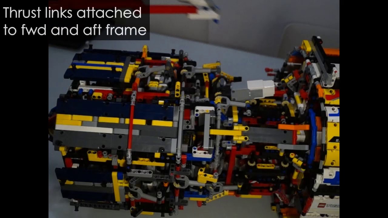 Turbofan Engine Lego Model - YouTube