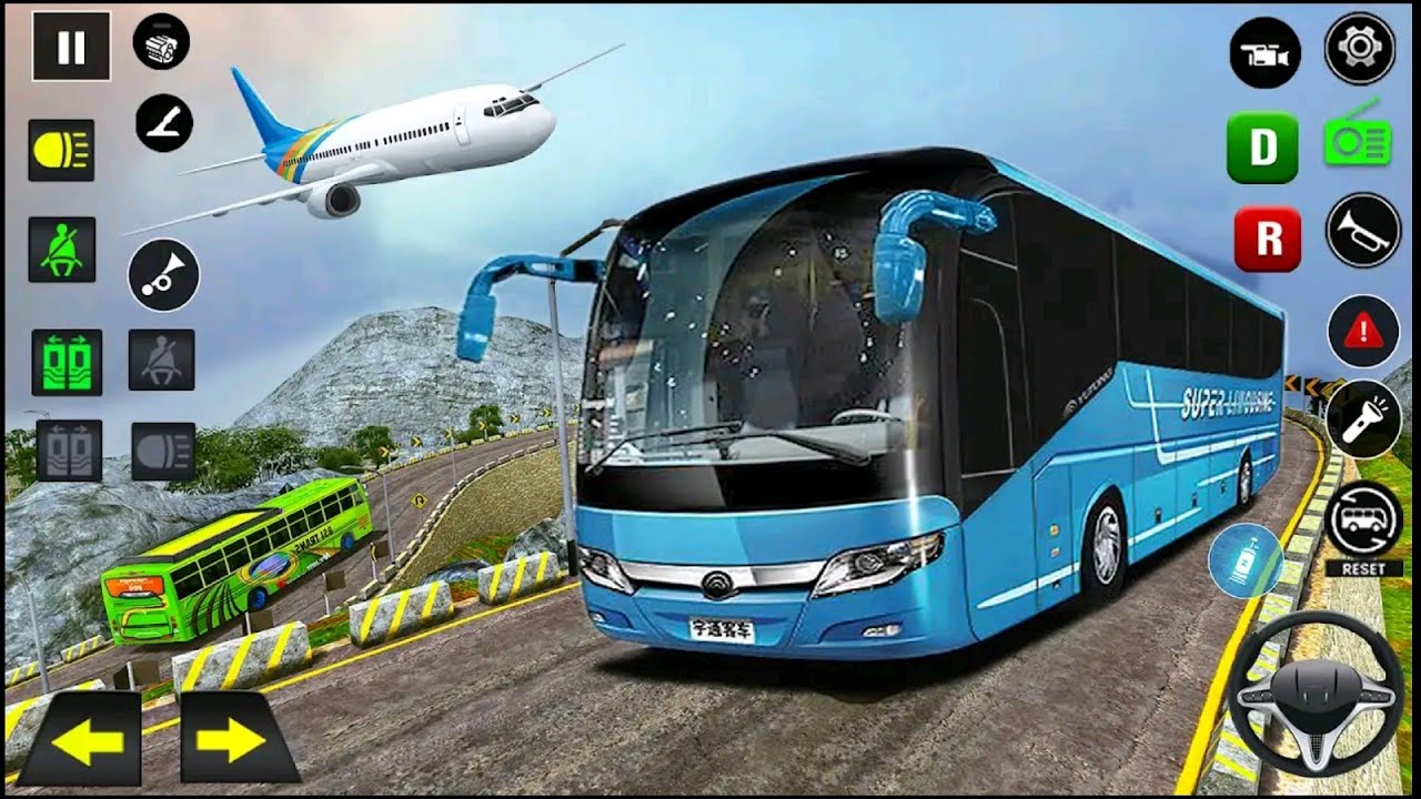 US Bus Simulator | Coach Bus 3d Game | offroad bus driving 2023 - YouTube