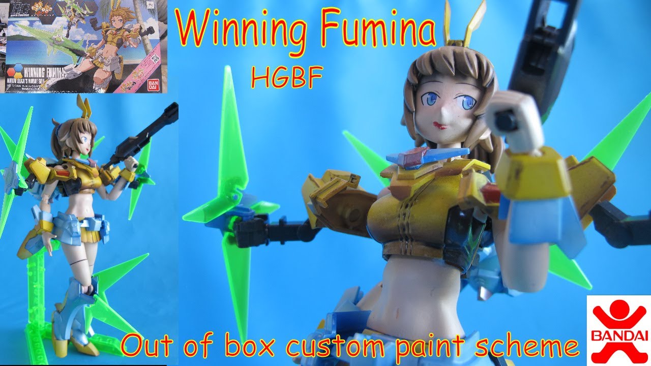 HGBF WF-01 Winning Fumina ver gunpla - YouTube