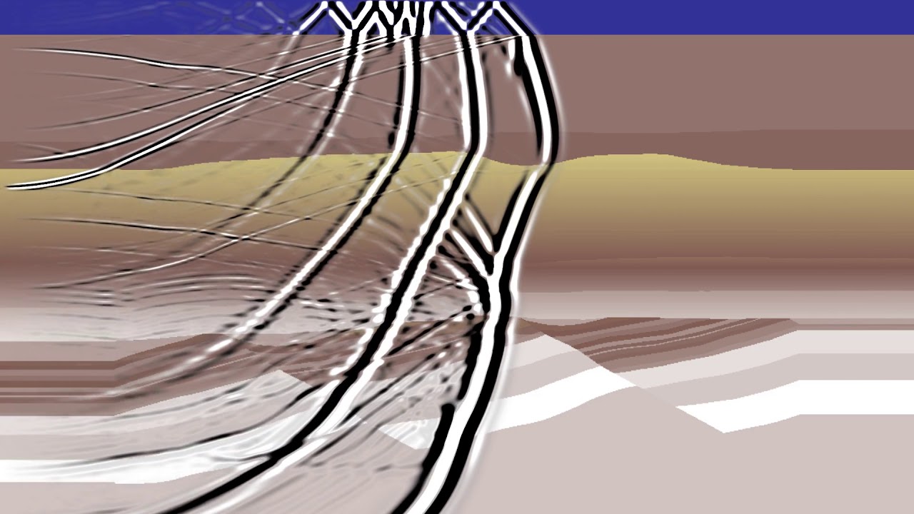 Elastic isotropic simulation on Gullfaks model with free surface - YouTube