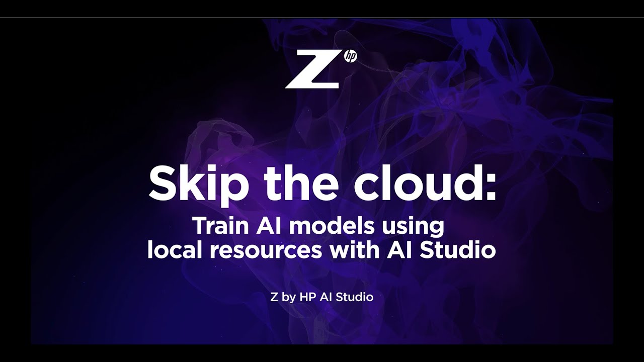 Skip the cloud: Train AI models using local resources with AI Studio | Z by HP - YouTube