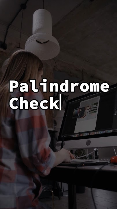 JavaScript Palindrome Checker | Easy Coding Tutorial #shorts - YouTube
