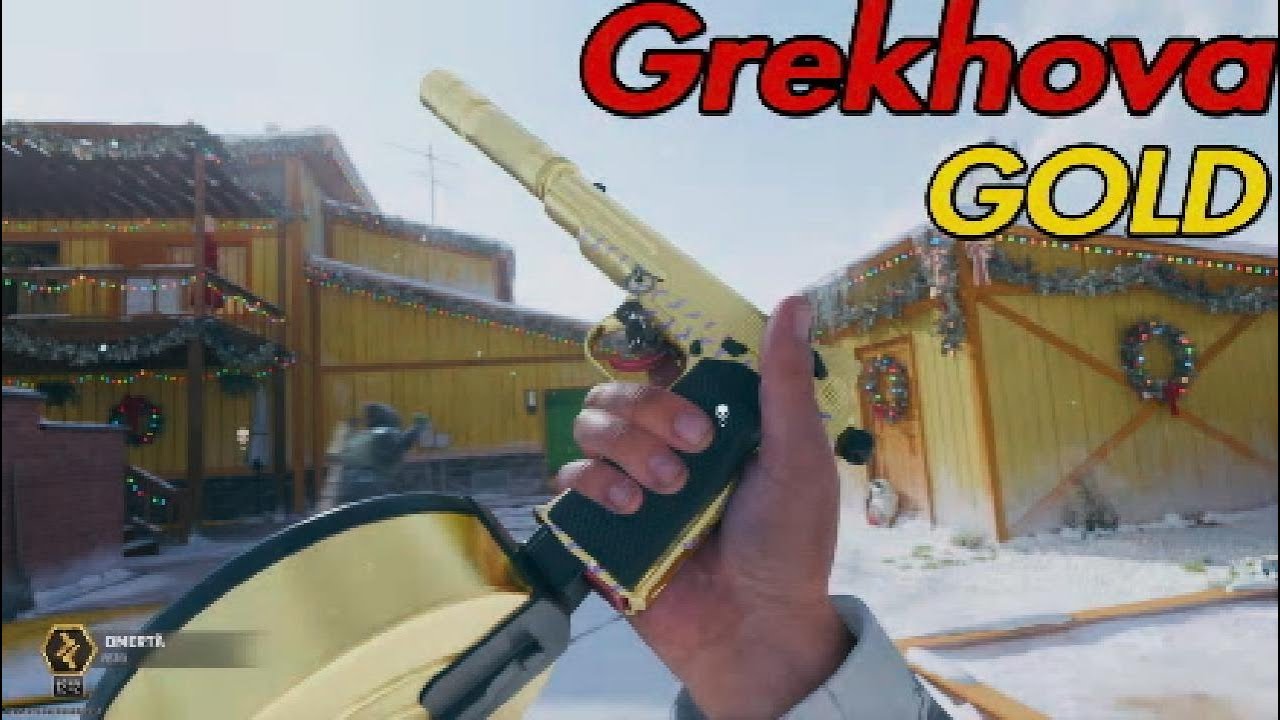 Thi Pistol 'Grekhova' in Gold is Fire - Black Ops 6 - YouTube