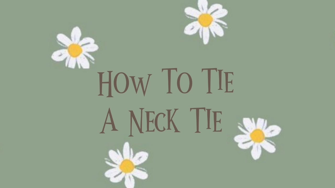 Procedure Text || How To Tie A Neck Tie - YouTube