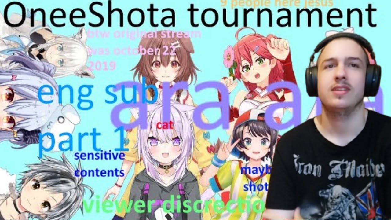VTuber OneeShota Tournament Thing part 1 (Eng Sub) Reaction Stream ...