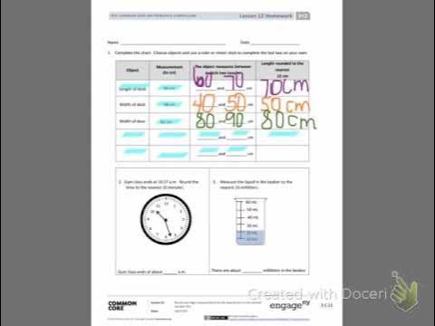 Engage NY Third grade Module 2 Lesson 12 front - YouTube