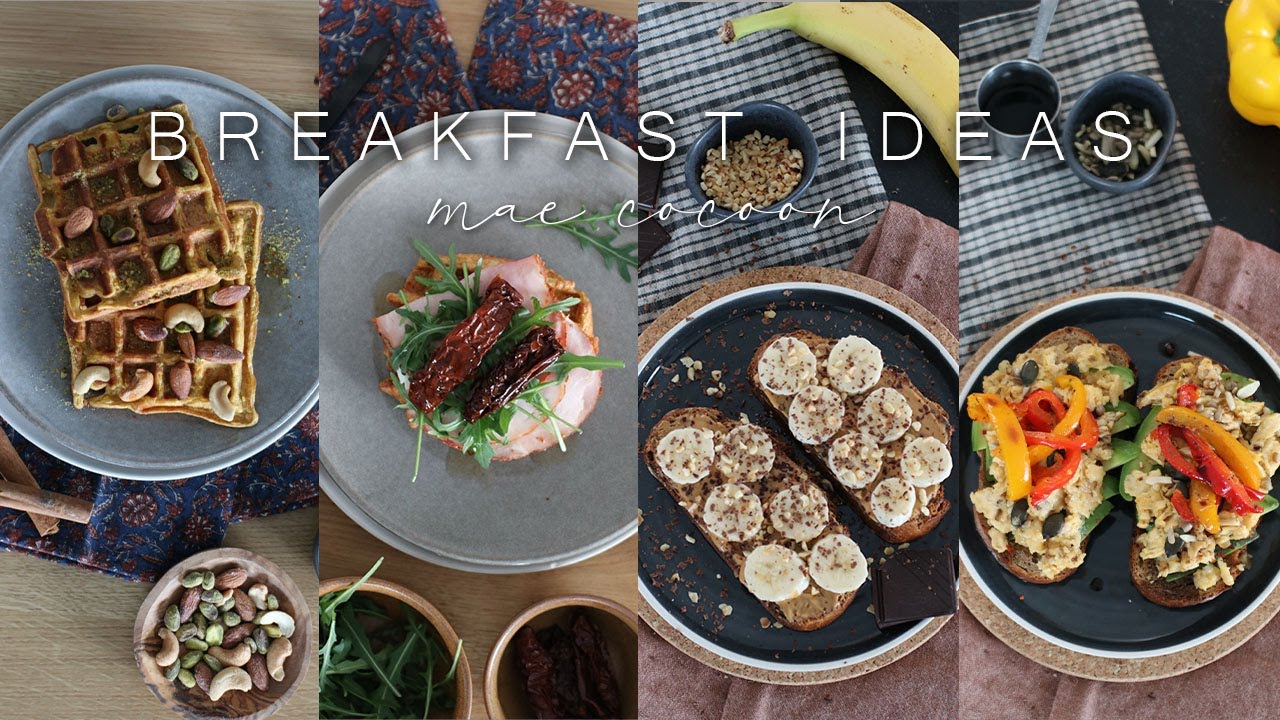 Vlog 5 - 2 easy and healthy breakfast ideas | Sweet and salty version ...