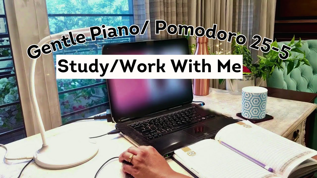 Work or Study with me : Piano BGM / Pomodoro Method 25x5 - YouTube