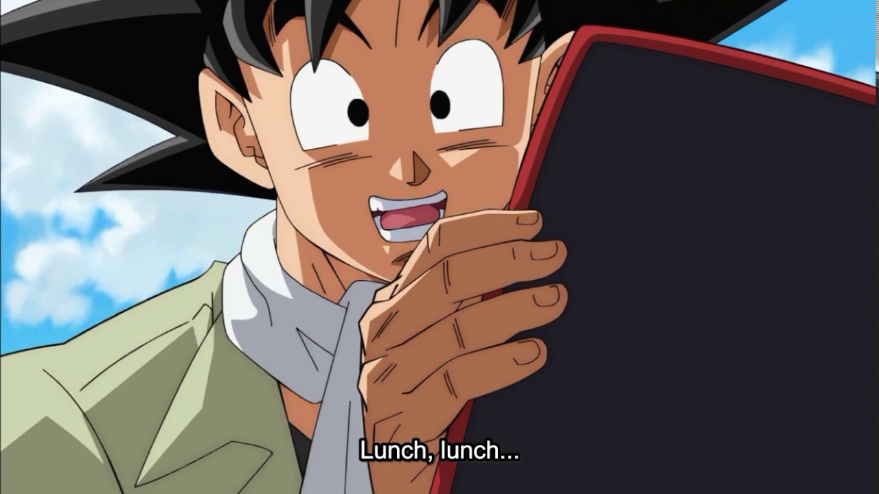 Goku eating - YouTube