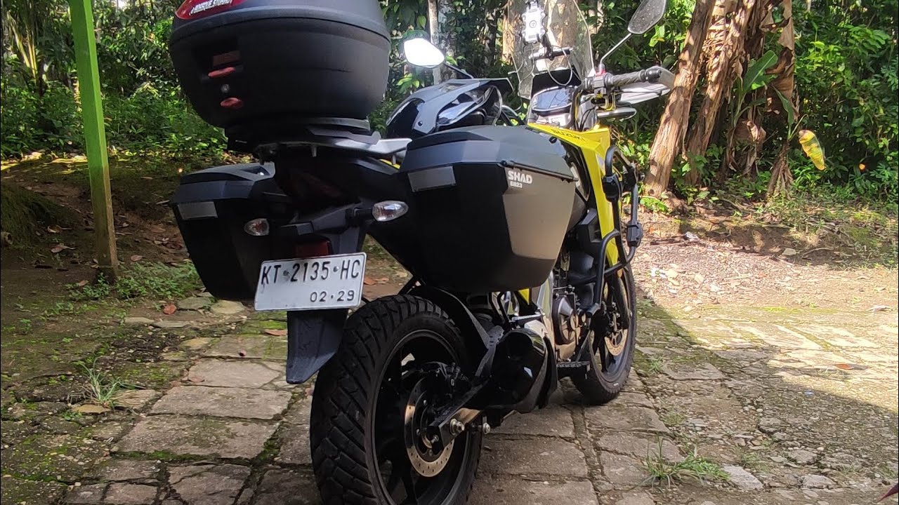 top speed v-strom 250sx full box full muatan #suzuki #vstrom250 # ...