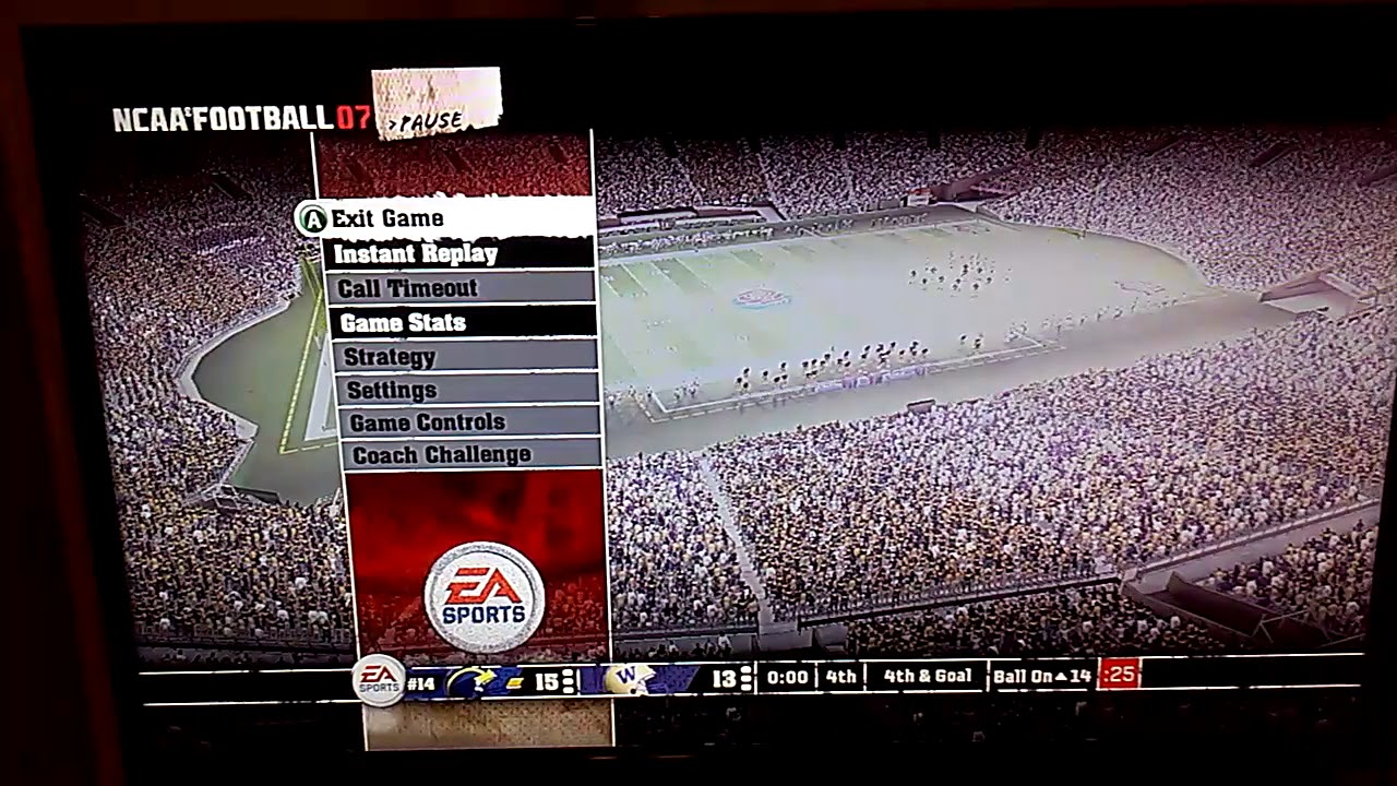 NCAA Football 2007 End Game 127 - YouTube
