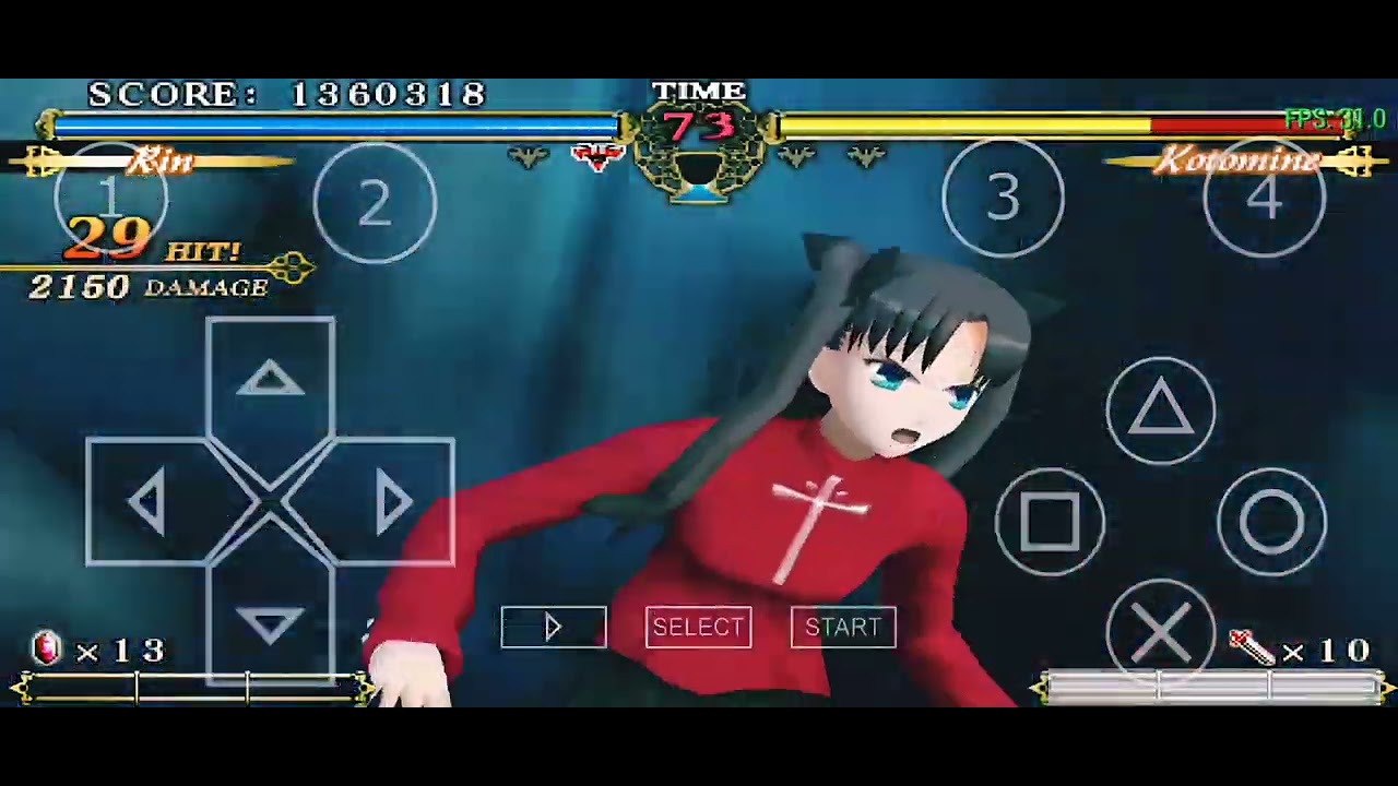 𝐁𝐔𝐂𝐋𝐄 𝐈𝐍𝐅𝐈𝐍𝐈𝐓𝐎 𝐂𝐨𝐦𝐛𝐨 𝐓𝐨𝐡𝐬𝐚𝐤𝐚 𝐑𝐢𝐧 | Fate Unlimited Codes PSP (PPSSPP ...