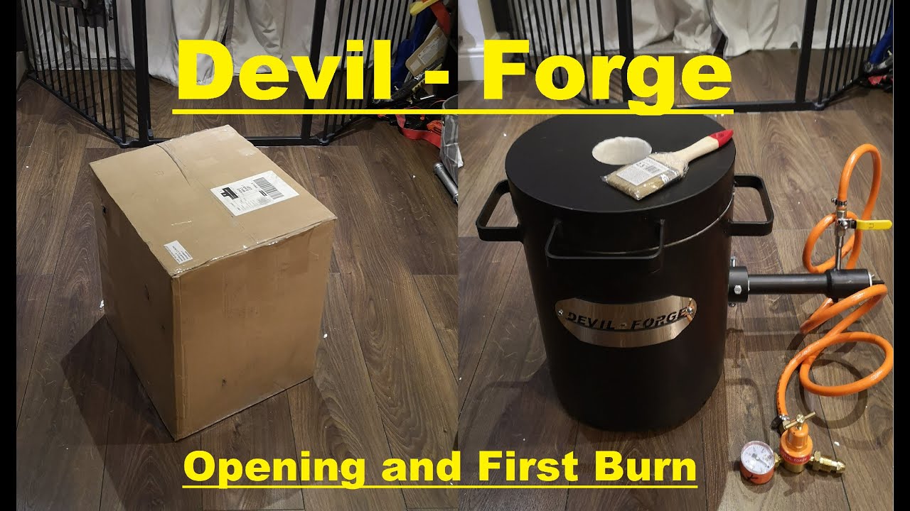 Devil Forge Unveiling and First Burn - YouTube