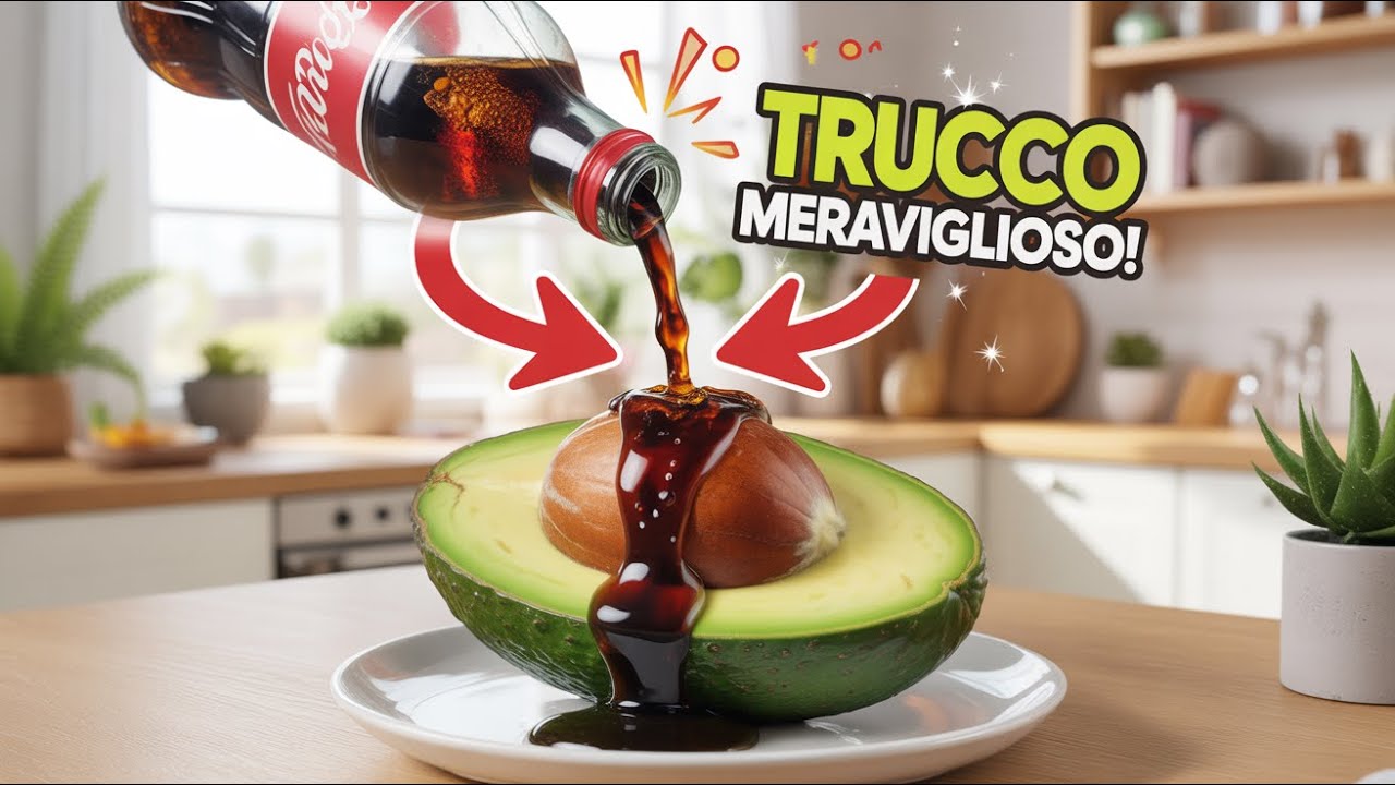 Metti la Coca-Cola nel tuo avocado e non soffrirai mai più di questo ...