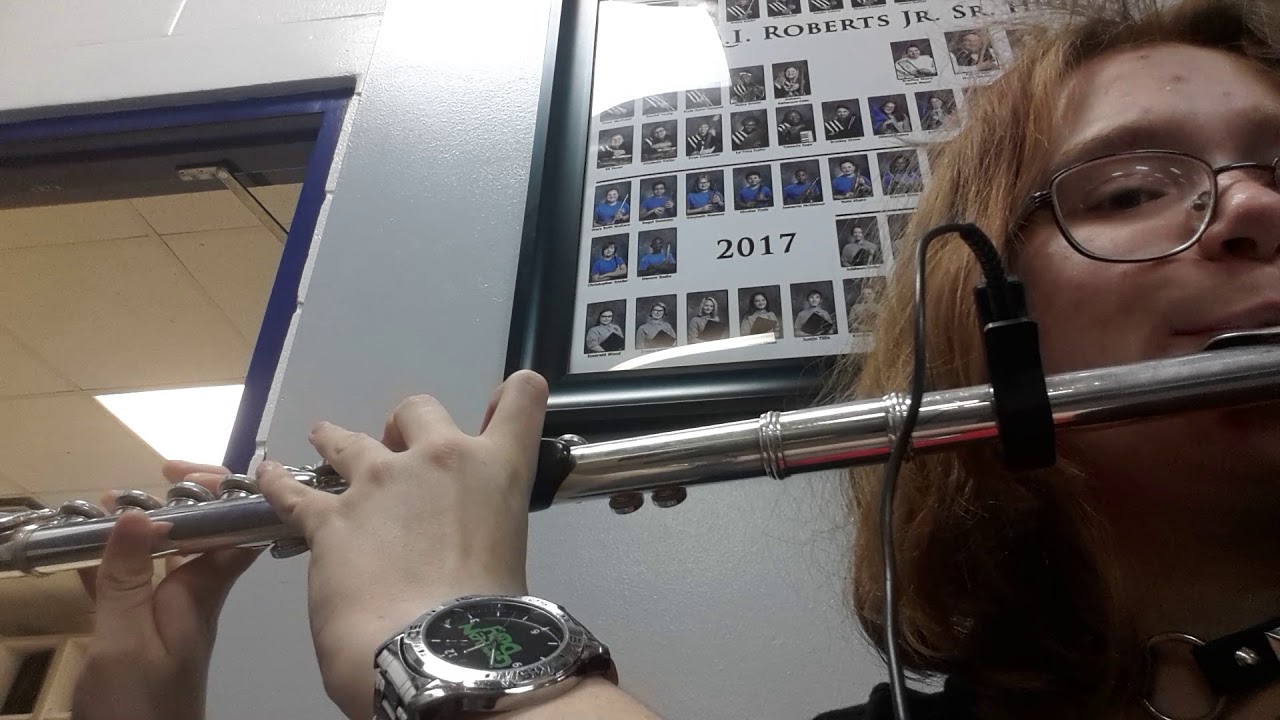 E flat Major Scale on Flute - YouTube