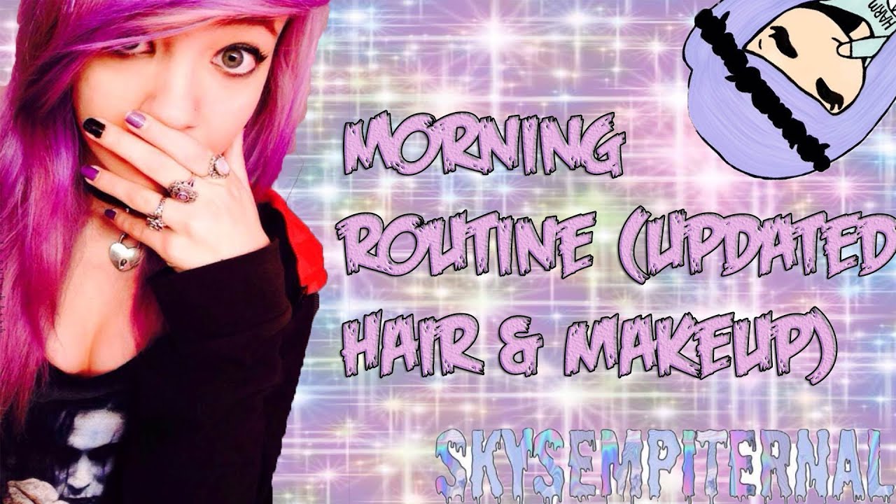 Morning Routine (hair and makeup) - YouTube