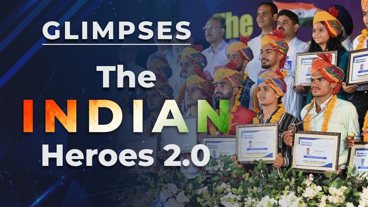 Glimpses of "The Indian Heroes 2.0" - Felicitation Ceremony at Prince ...