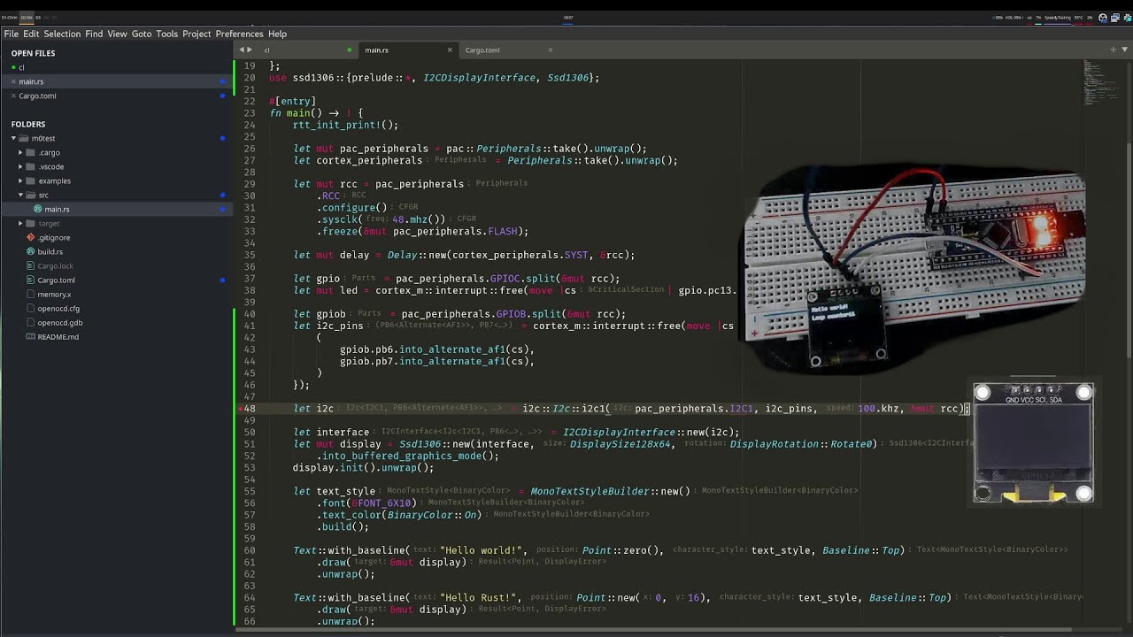 Embedded Rust: using a I2C LCD display and using HEAP memory allocation ...