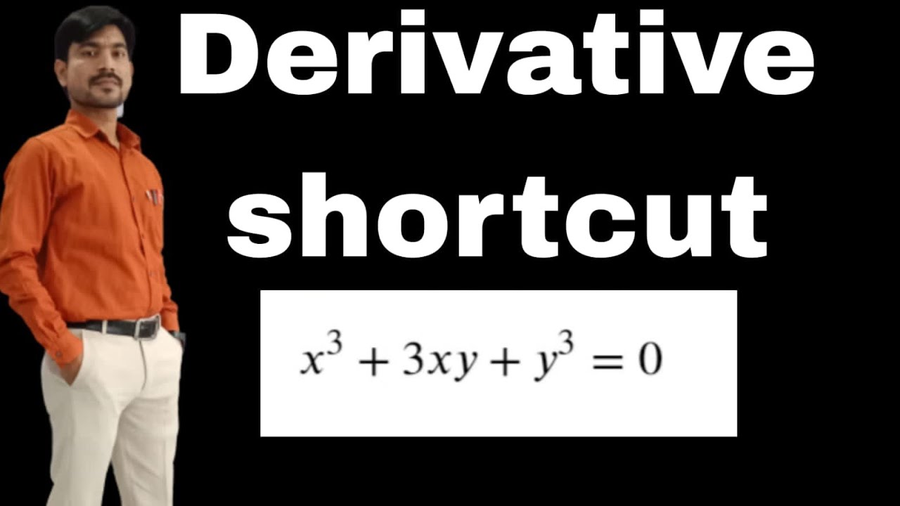 Derivative shortcut @YeoleClasses - YouTube