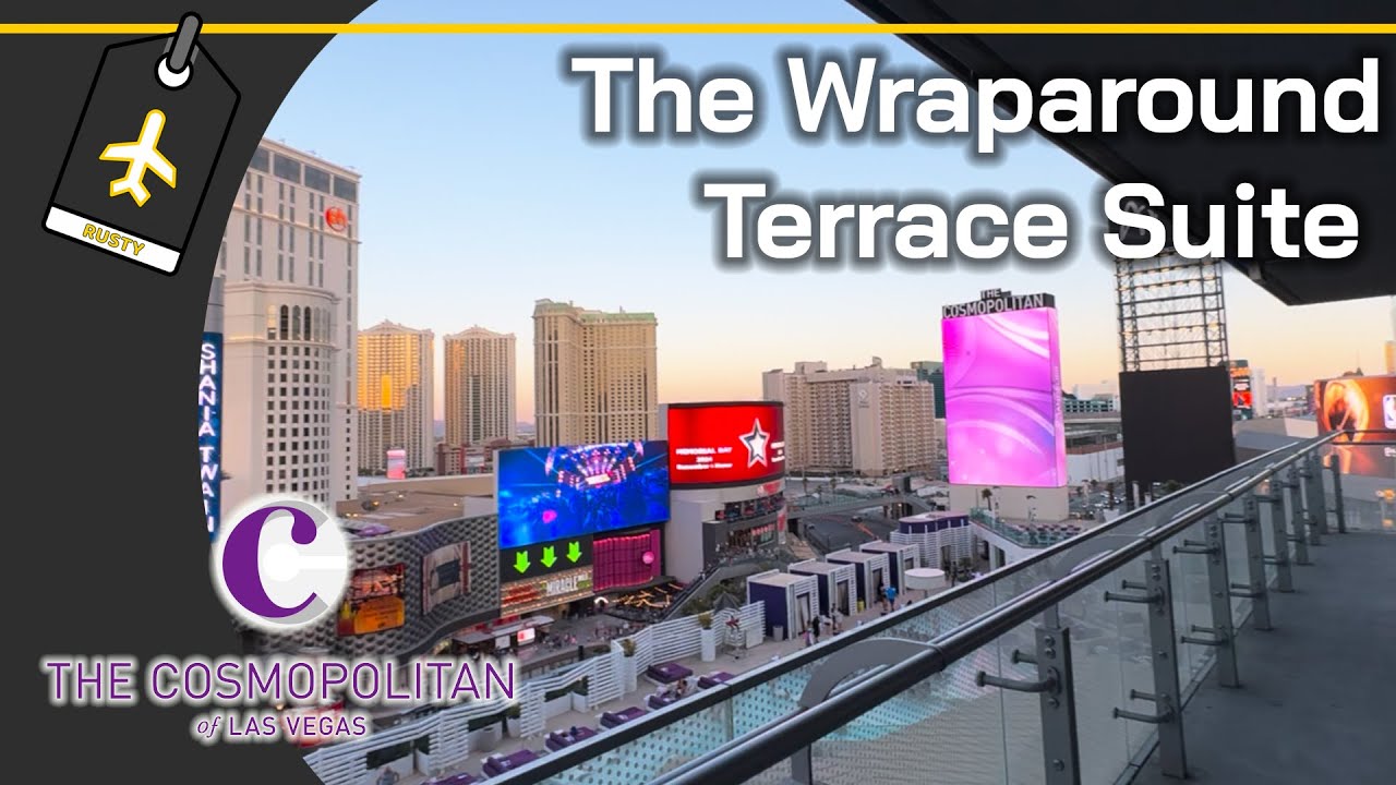 The Cosmopolitan of Las Vegas - Wraparound Terrace Suite - YouTube