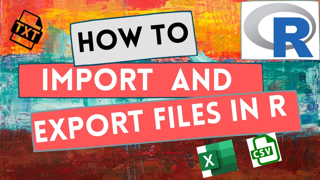How To Import And Export Data Files In R YouTube how-to-import-and-export-data-files-in-r-youtube