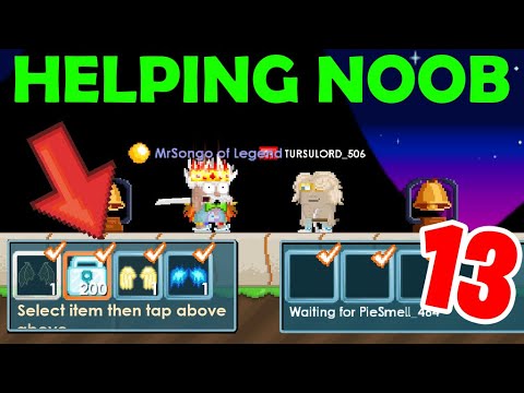 GrowTopia | HELPING NOOBS 13 (BEST)!! - YouTube