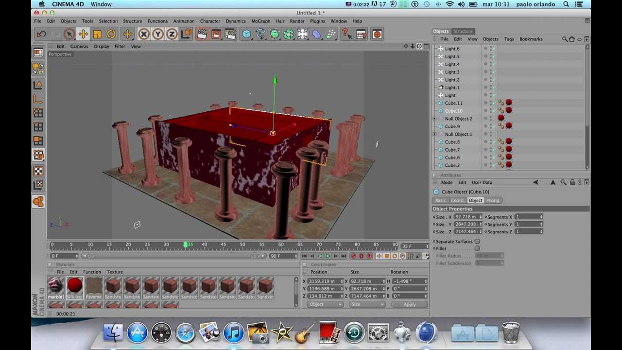 CINEMA 4D COME CREARE UN MONDO FANTASTICO CON IL SUO MATERIALE PARTE 2 ...