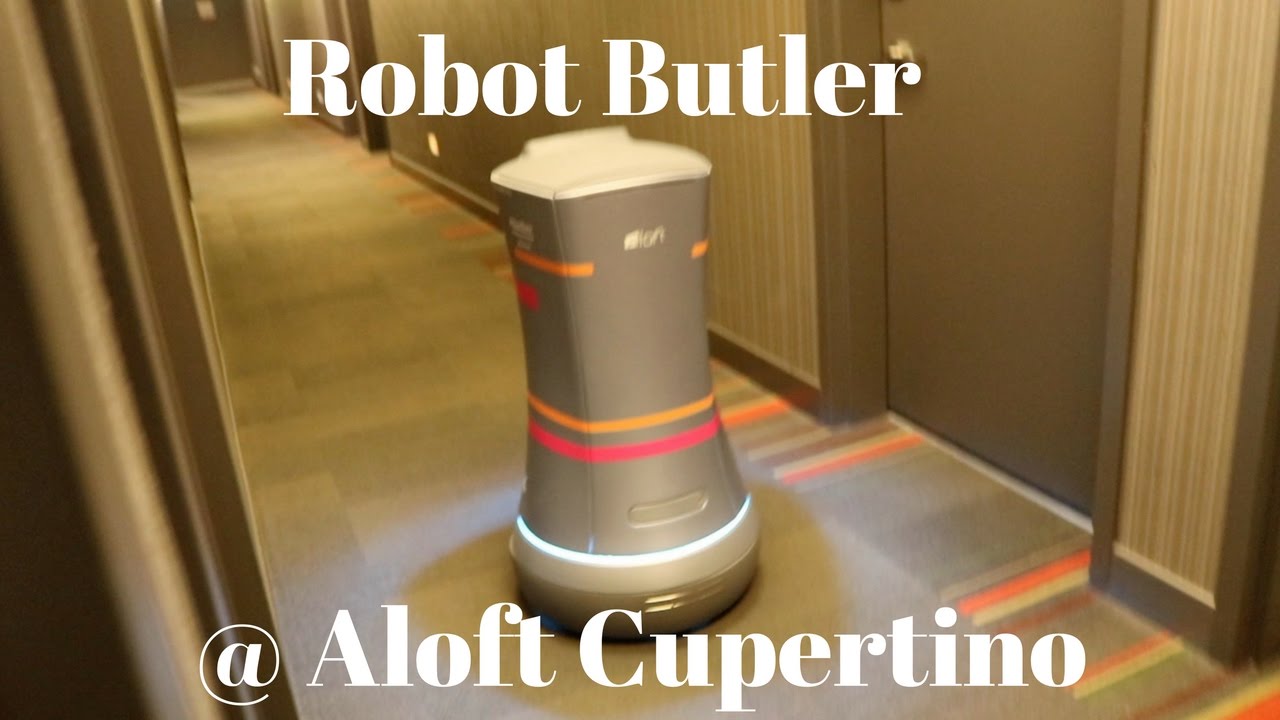 Botlr delivering towels @ Aloft Cupertino - YouTube
