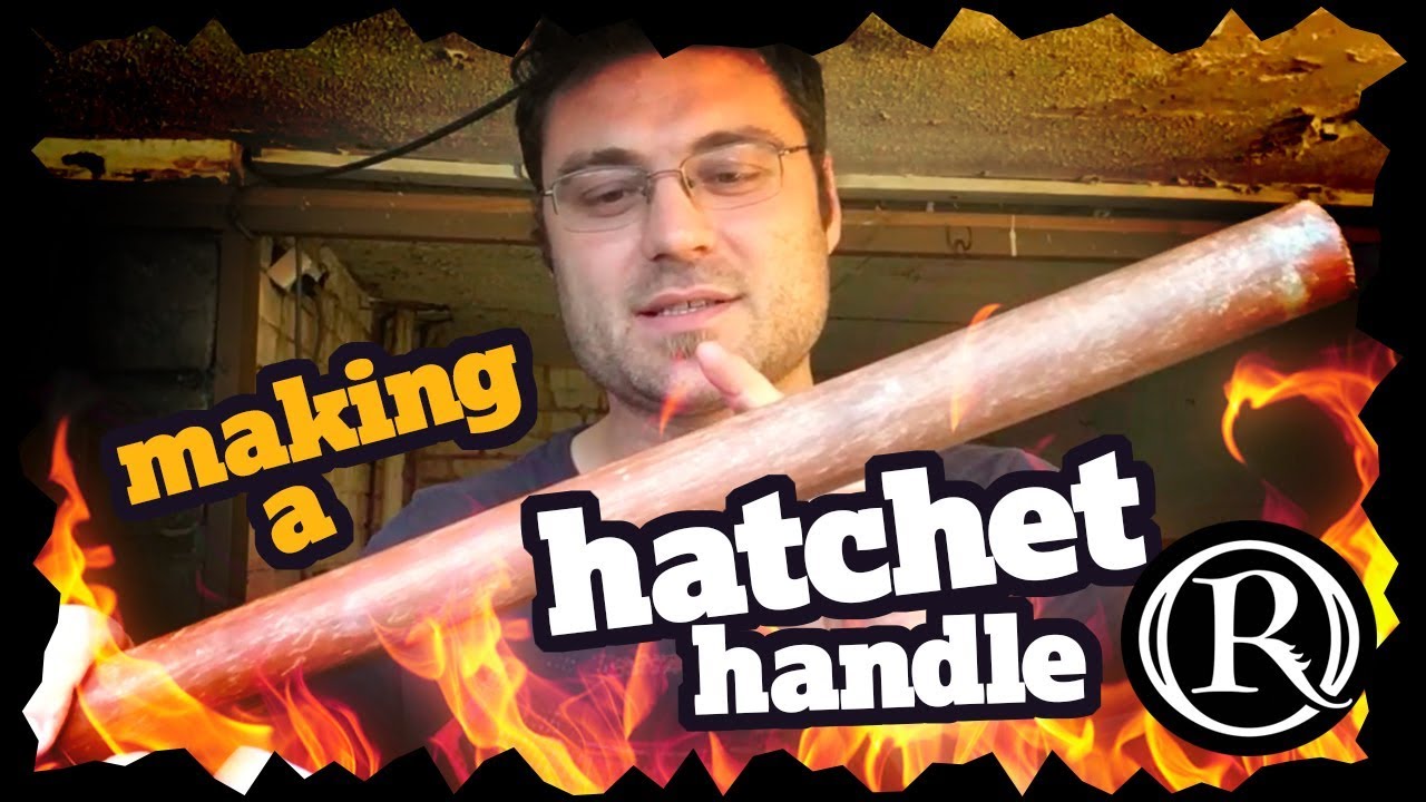 Shaping a Hatchet Handle - DIY Axe project - YouTube