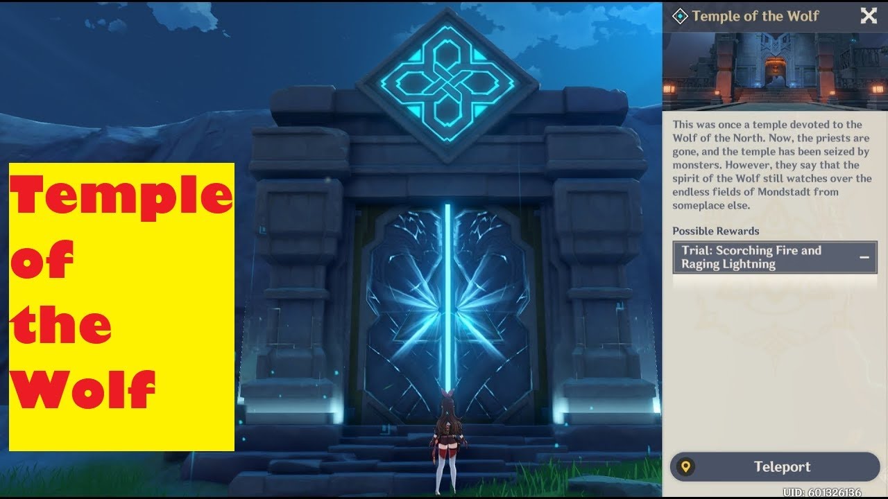 Temple of the Wolf l Genshin Impact day-5 #genshinimpact #mobilegames # ...