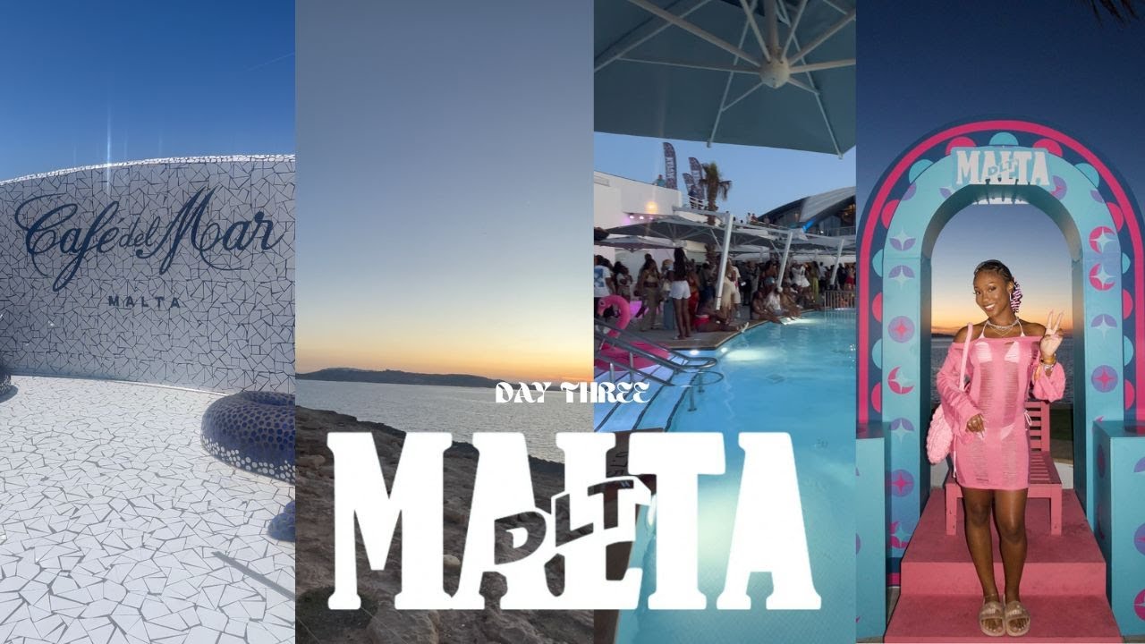 DLT Malta Day Three | Cafe Del Mar | Hungover | Pool Party | Music ...