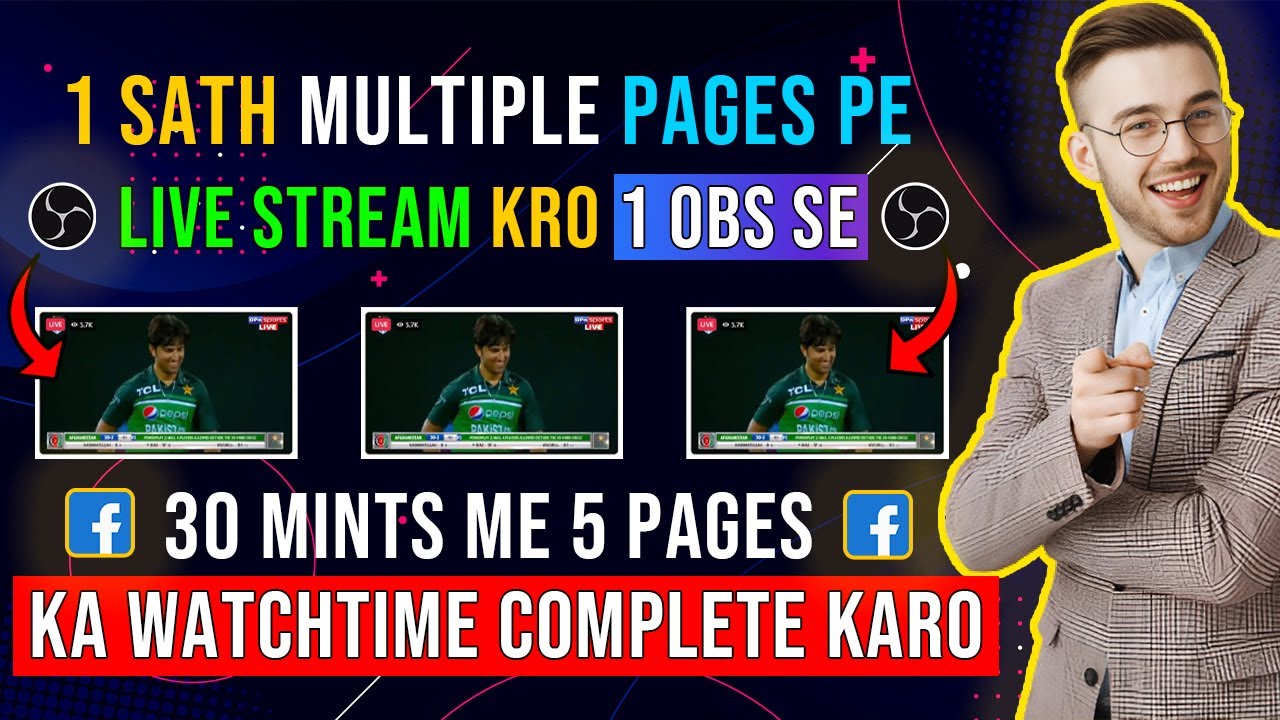 How To Live Stream On Multiple Facebook Pages In 1 Time On OBS Studio ...