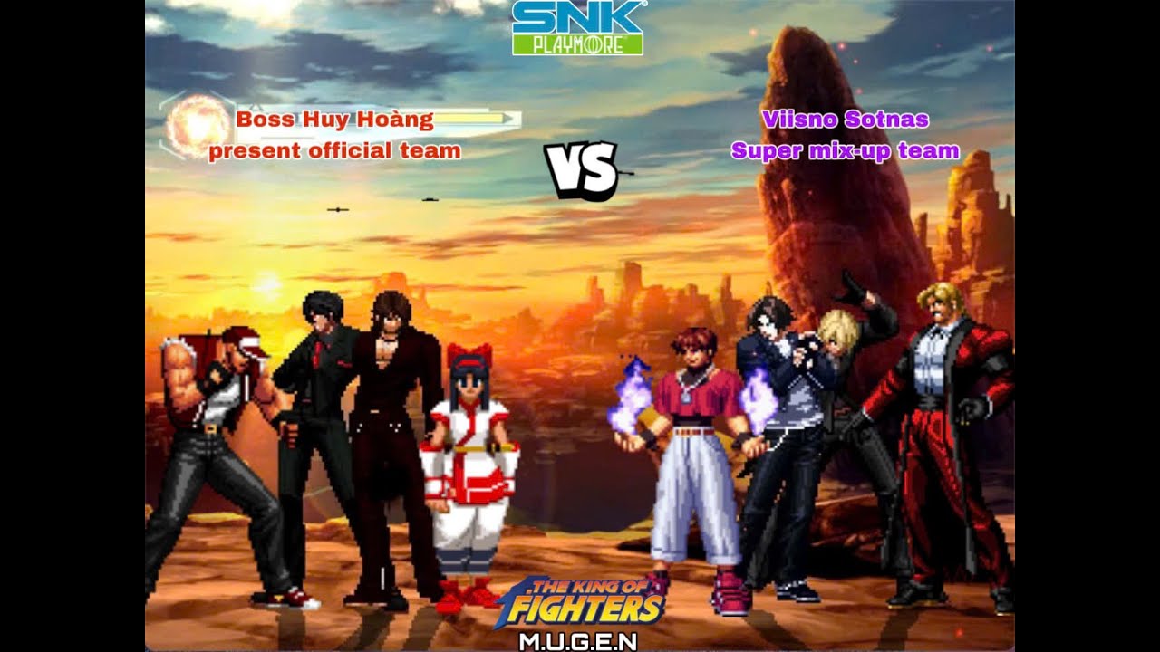 KOF MUGEN - Boss Huy Hoàng's Present Official team VS Viisno Sotnas's ...