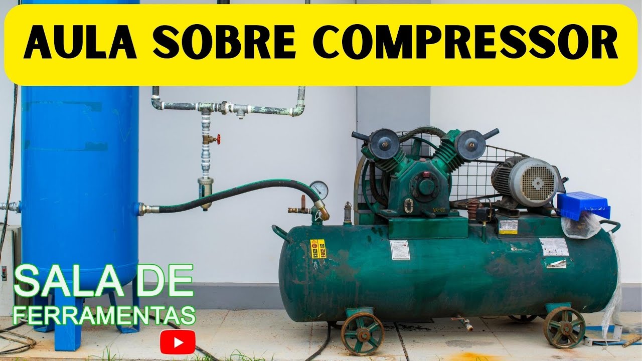 Básico Sobre Compressores de Ar, video de treinamento inicial sobre compressores de pistão ...