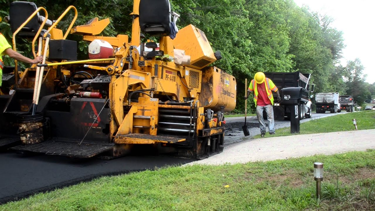 Paving Road Crew vid 05192011 15 Pickett - YouTube
