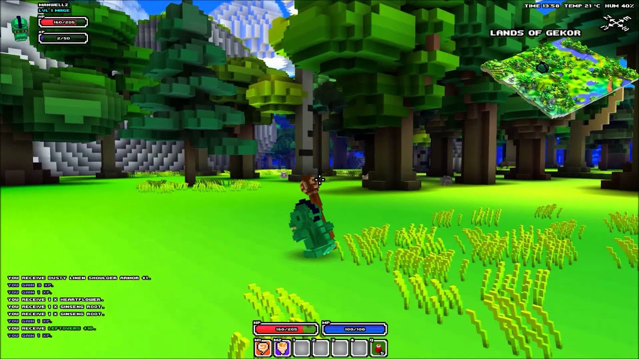 Cube World - Brief gameplay - All classes - YouTube