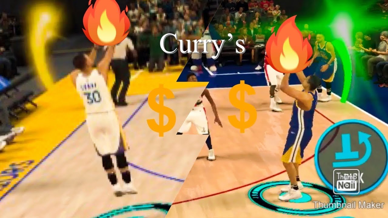 NBA 2K Mobile: USING CRAZY STEPHEN CURRY AND DELL CURRY CARD! - YouTube