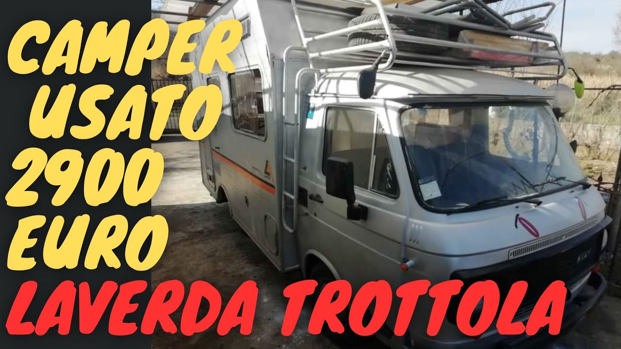 CAMPER USATO 2900 EURO LAVERDA TROTTOLA - YouTube
