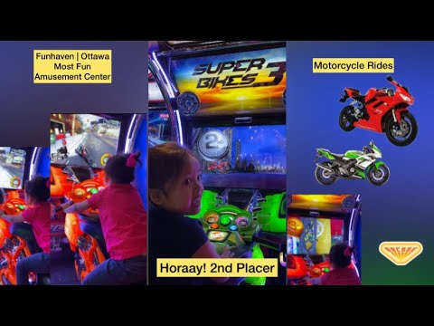 MOTORCYCLE RIDES @ FUNHAVEN | OTTAWA MOST FUN AMUSEMENT CENTER 🏍️🎮😍🎉 ...